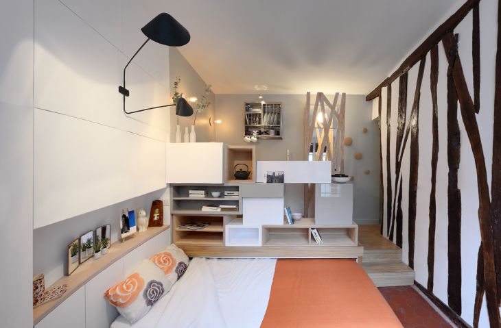 Julie Nabucet designs 12-square meter mini-apartment with a ...