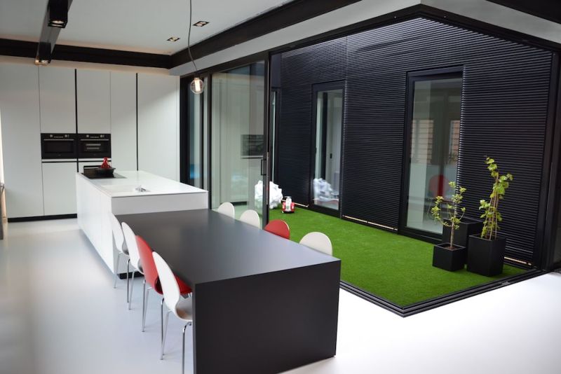 Aeon Architecture transforms old textile factory into a space-saving ...