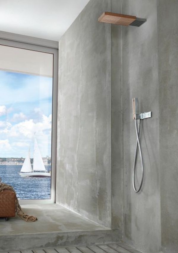 Babordo showerhead provides natural rain effect while bathing