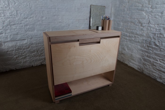 Innovative Bee9 Tablet Desk combines efficient storage and work space ...