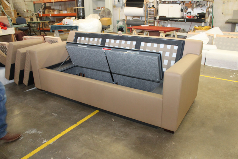 This bulletproof Couchbunker comforts as well as protects you