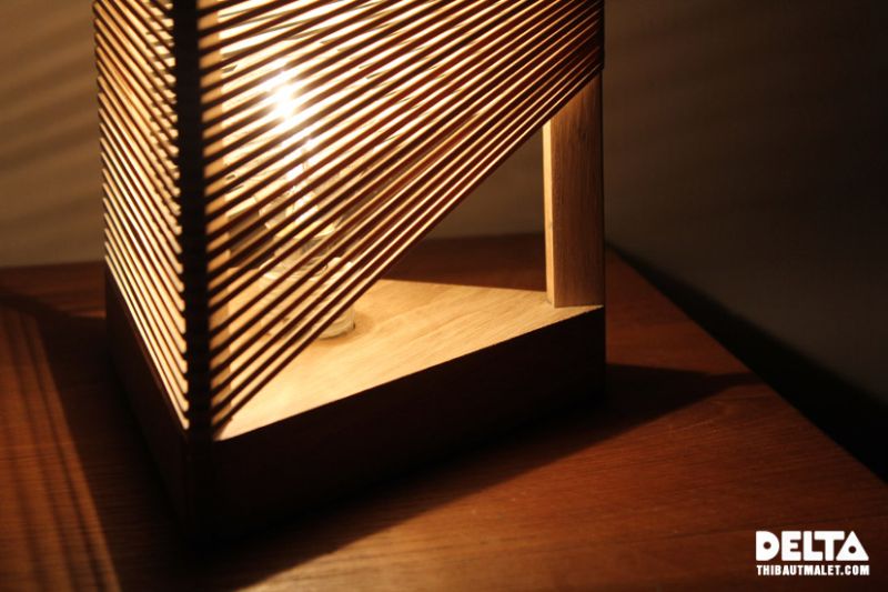 Stylish Delta lamp can be fitted with just rubber bands - Home Crux