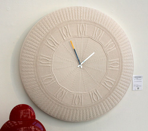 Gomitolo Knit Clock provides a style statement to any room
