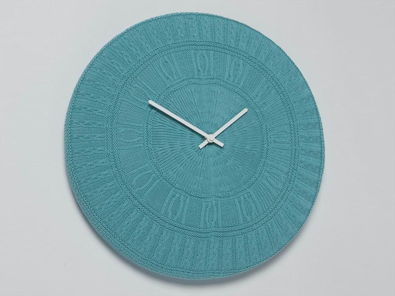 Gomitolo Knit Clock provides a style statement to any room