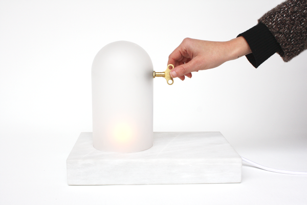 Quinque lamp by Micomoler gives a warm illumination in a vintage style