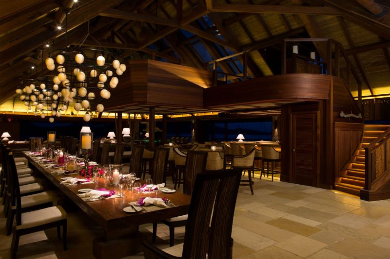 Richard's Branson's Great House built once again in Necker Island ...