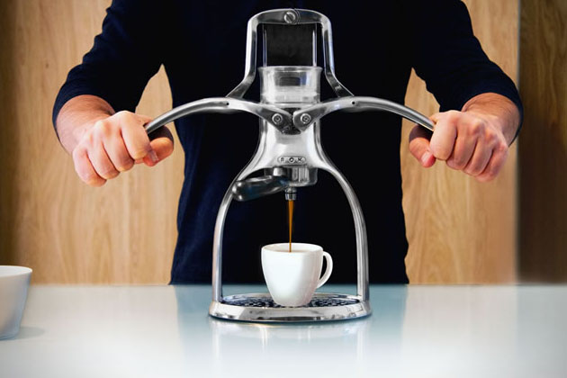 Brew coffee of your choice with ROK Manual Espresso Maker (no ...