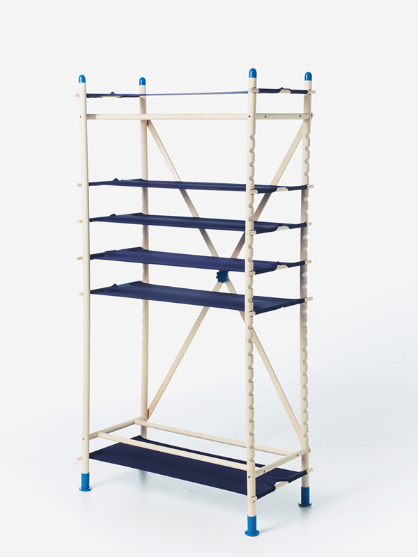 Shelfie is a flexible shelving system invented by a Finnish designer