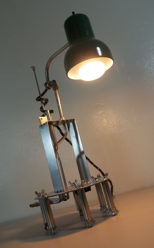 Steampunk Lamps Made From Recycled Junk - DIY
