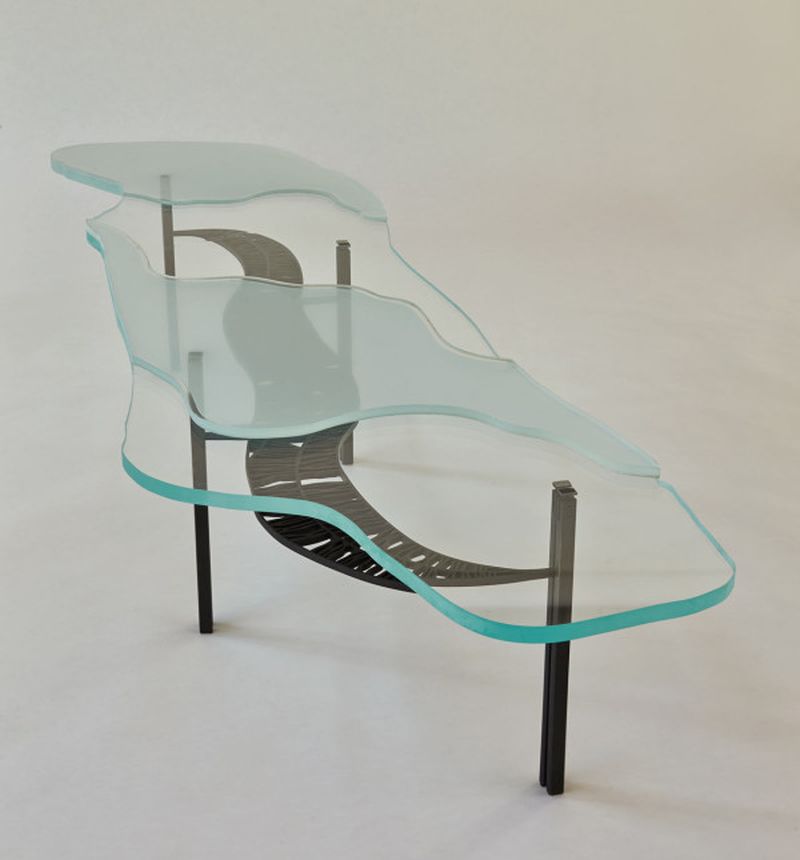 STEN table collection inspired by natural boulders and water - Home Crux