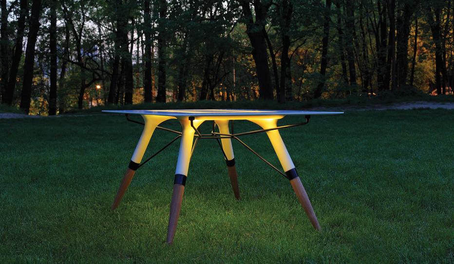 Table T from Design By Us can create a glowing ambience