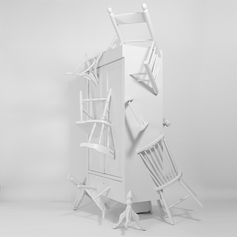 Dutch designers create Trash Closet from discarded wooden furniture ...