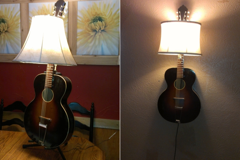 16 Creative Ways to Recycle Old Guitar into Home Décor Items