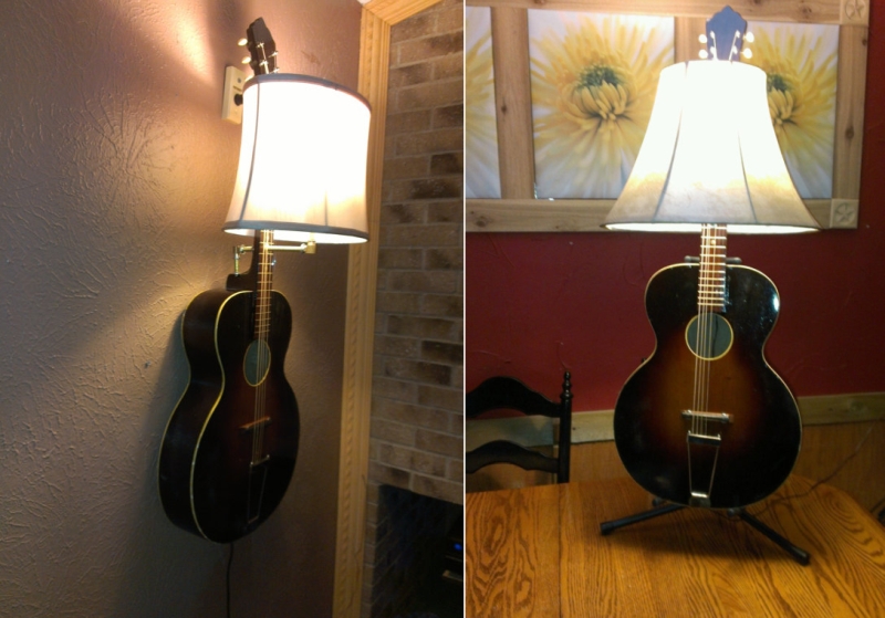 16 Creative Ways to Recycle Old Guitar into Home Décor Items