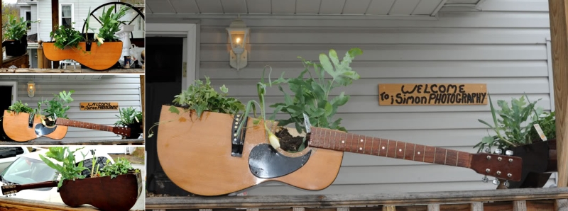 16 Creative Ways to Recycle Old Guitar into Home Décor Items