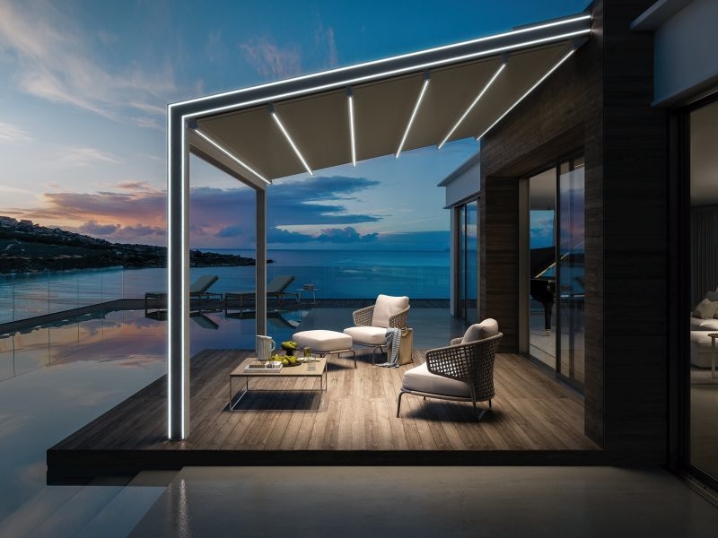 Robby Cantarutti’s Gennius Vega Retractable Pergola for KE Outdoor Design