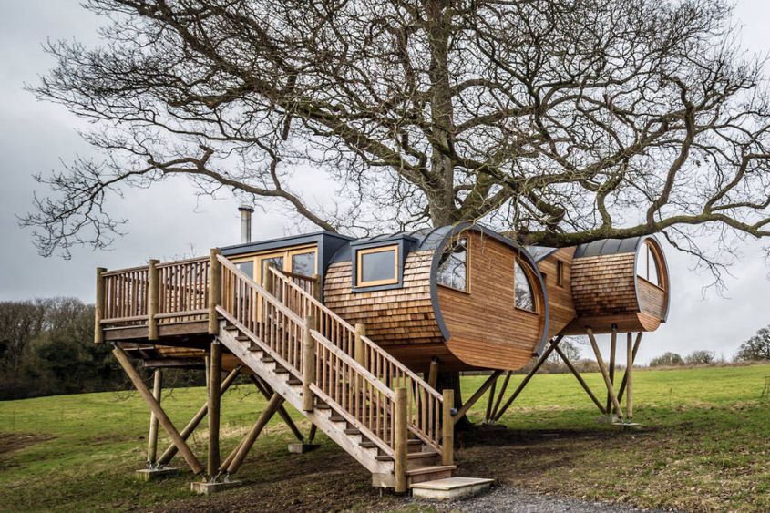 Cheriton Treehouse in Somerset is Dope for Nature Lovers