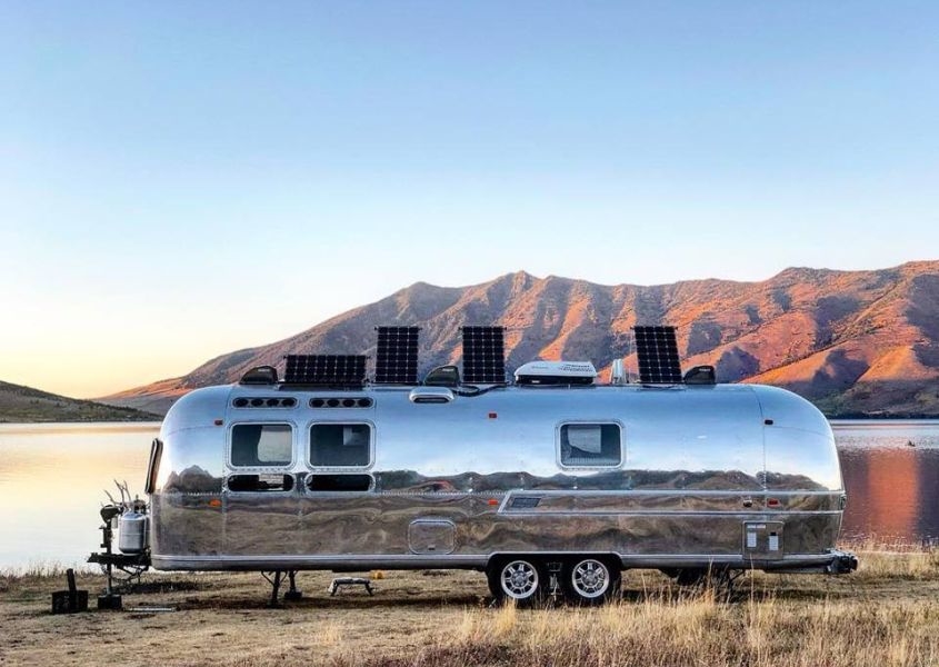 This Renovated Airstream Trailer Houses a Family of Six
