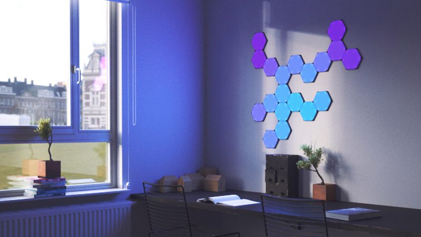 Nanoleaf HomeKit-Enabled Hexagonal LED Light Panels at CES 2019