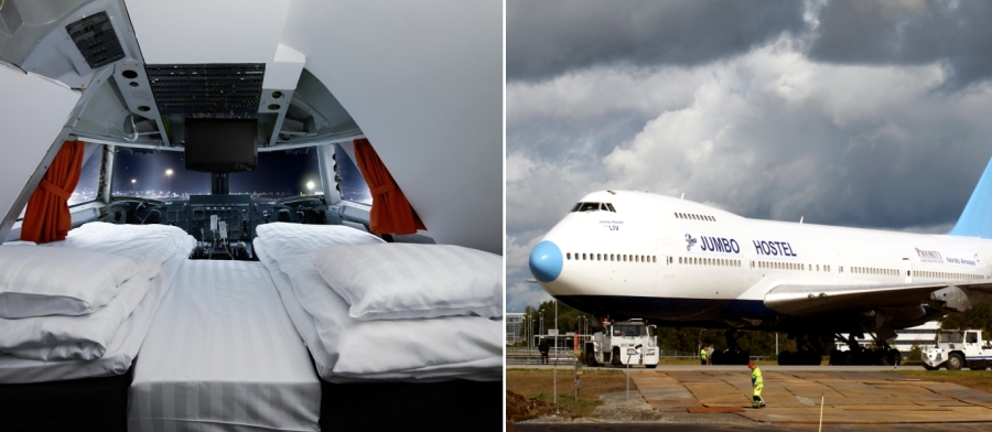 Jumbo Stay Hotel Offers Luxury Halt Onboard Grounded Boeing 747